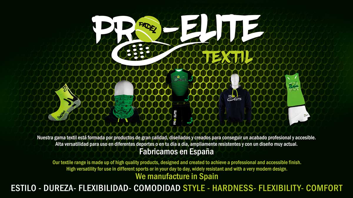 PRO ELITE - Productos y accesorios para Pádel